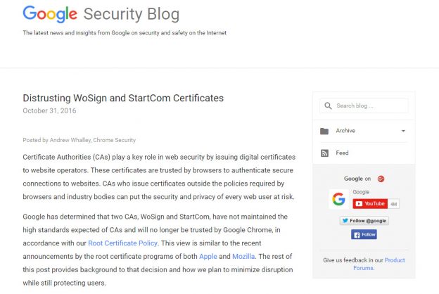中国最大級の認証局「WoSign」が偽物の証明書を発行 | Japan-SSL::BLOG